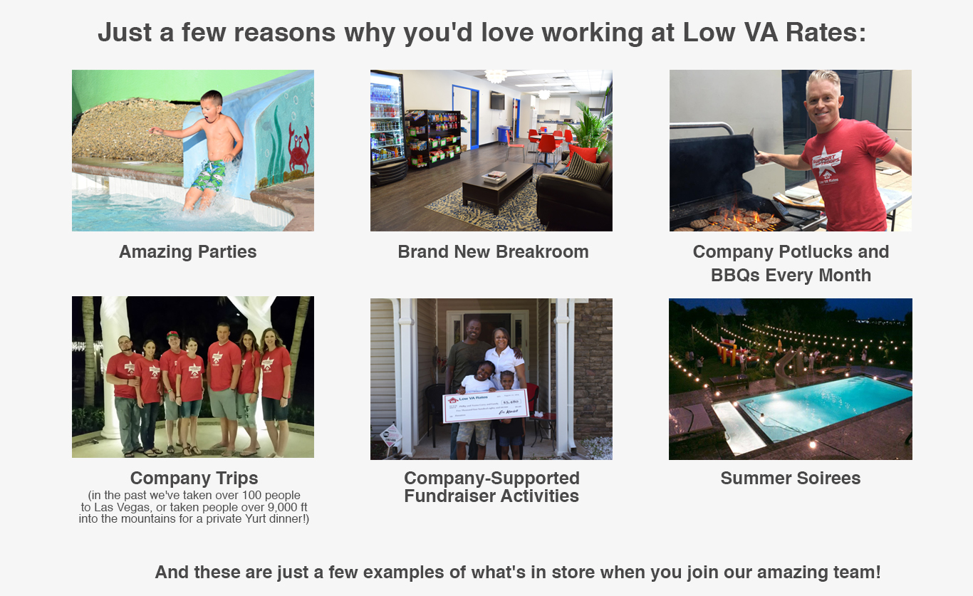 Career Opportunities | Low VA Rates